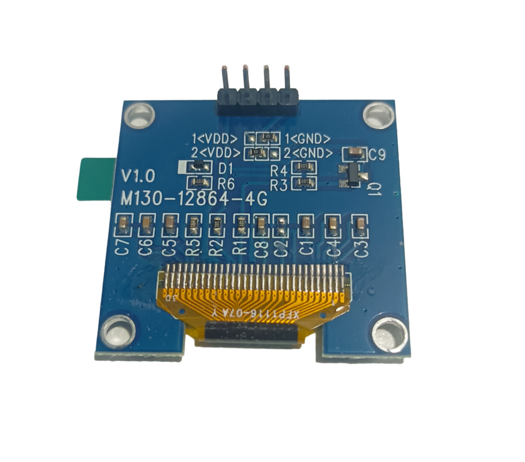 1.3 Inch I2C/IIC 128 x 64 -WHITE OLED Display Module 4pin - Zbotic