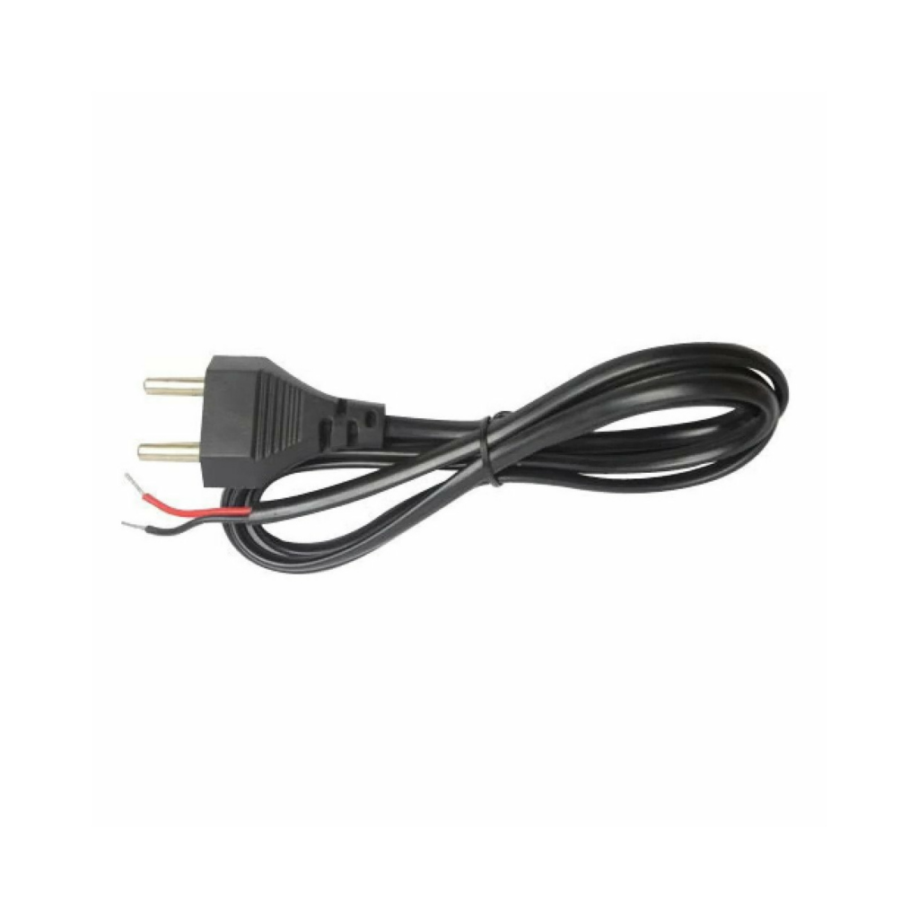 Buy 2 Pin Power Cord with Open Ended Cable - Zbotic