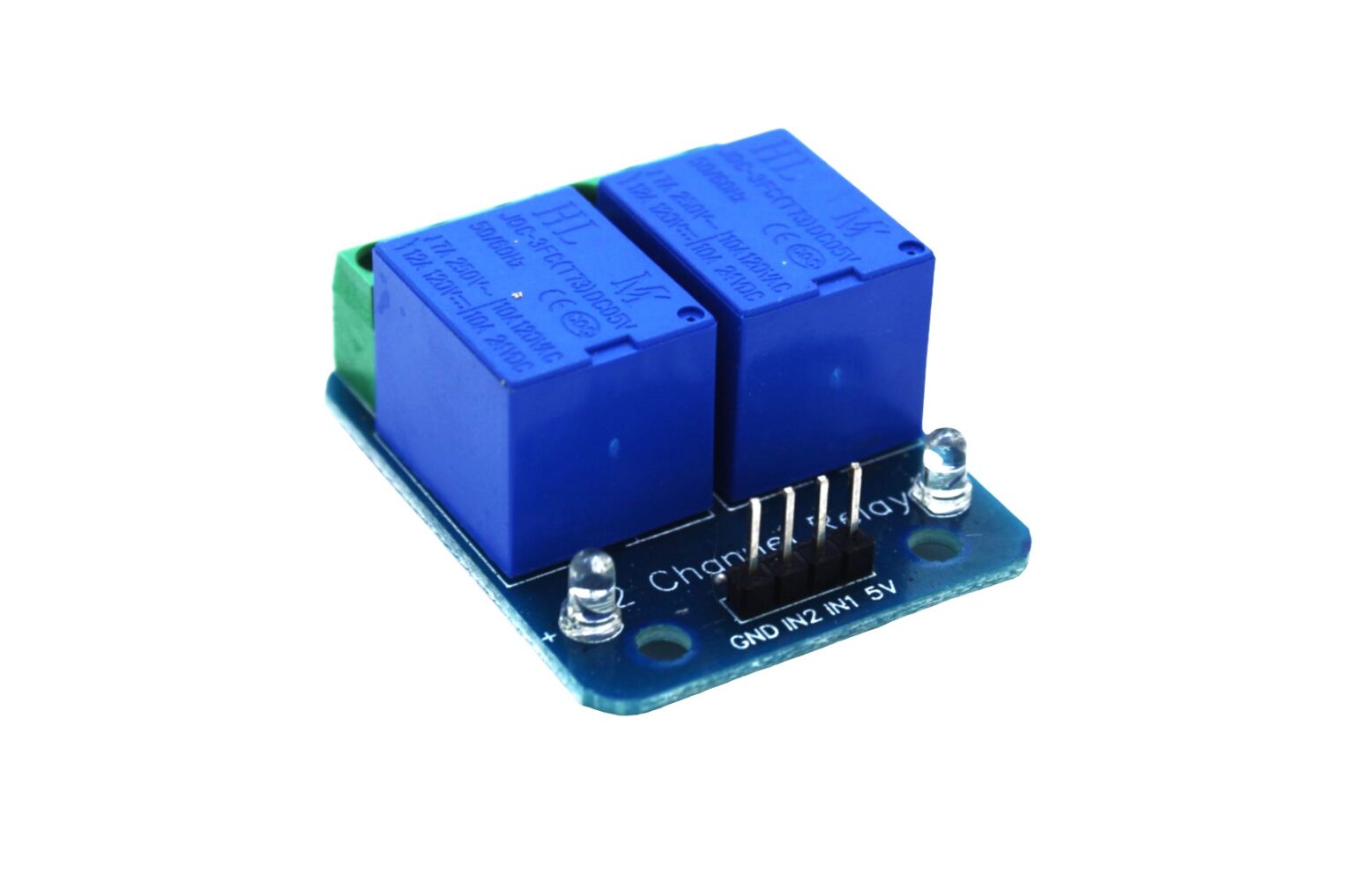 Buy 5V Double Channel Relay Module (Made In India) - Zbotic
