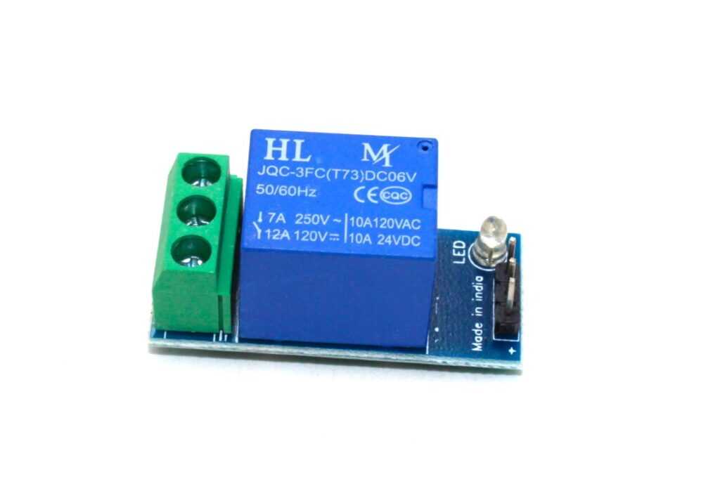 Buy 5V Single Channel Relay Module (Made In India) - Zbotic