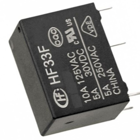 HONGFA 12V 10A DC HF33F/012-HL3 5-Pin SPDT Miniature Power Relay – Buy Online Electronic ...