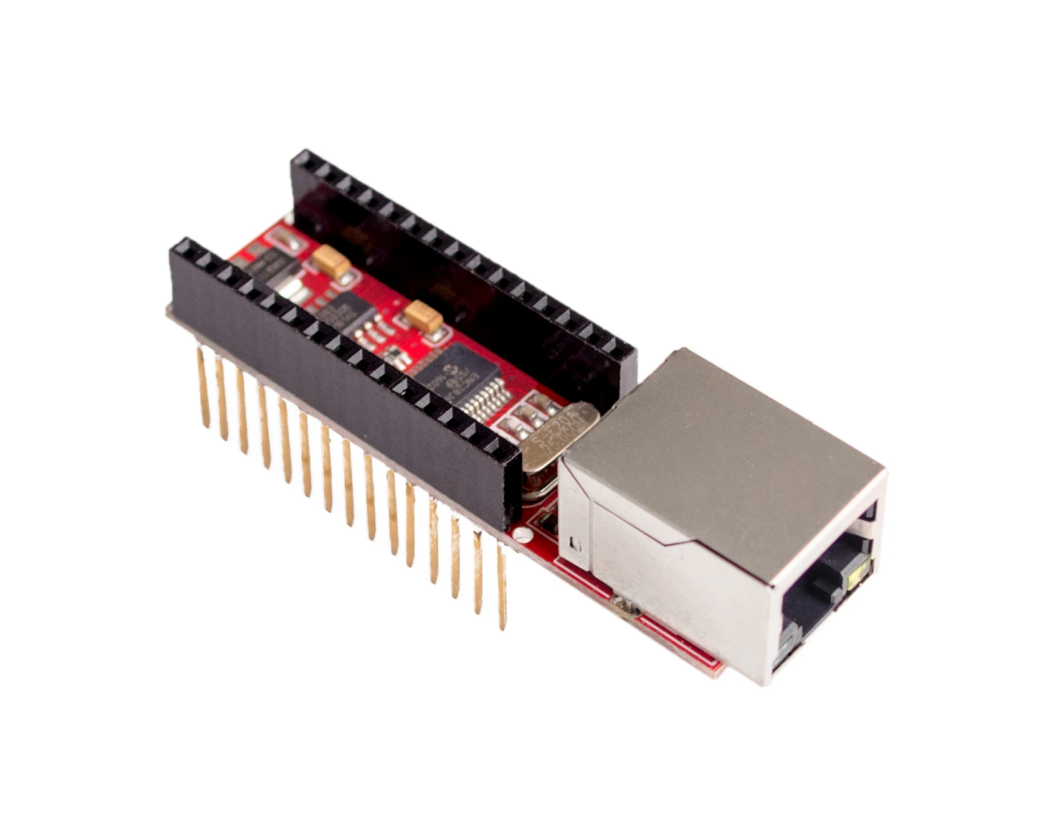 ENC28J60 Ethernet Shield for Arduino Nano 3.0 RJ45 Webserver Module - Zbotic