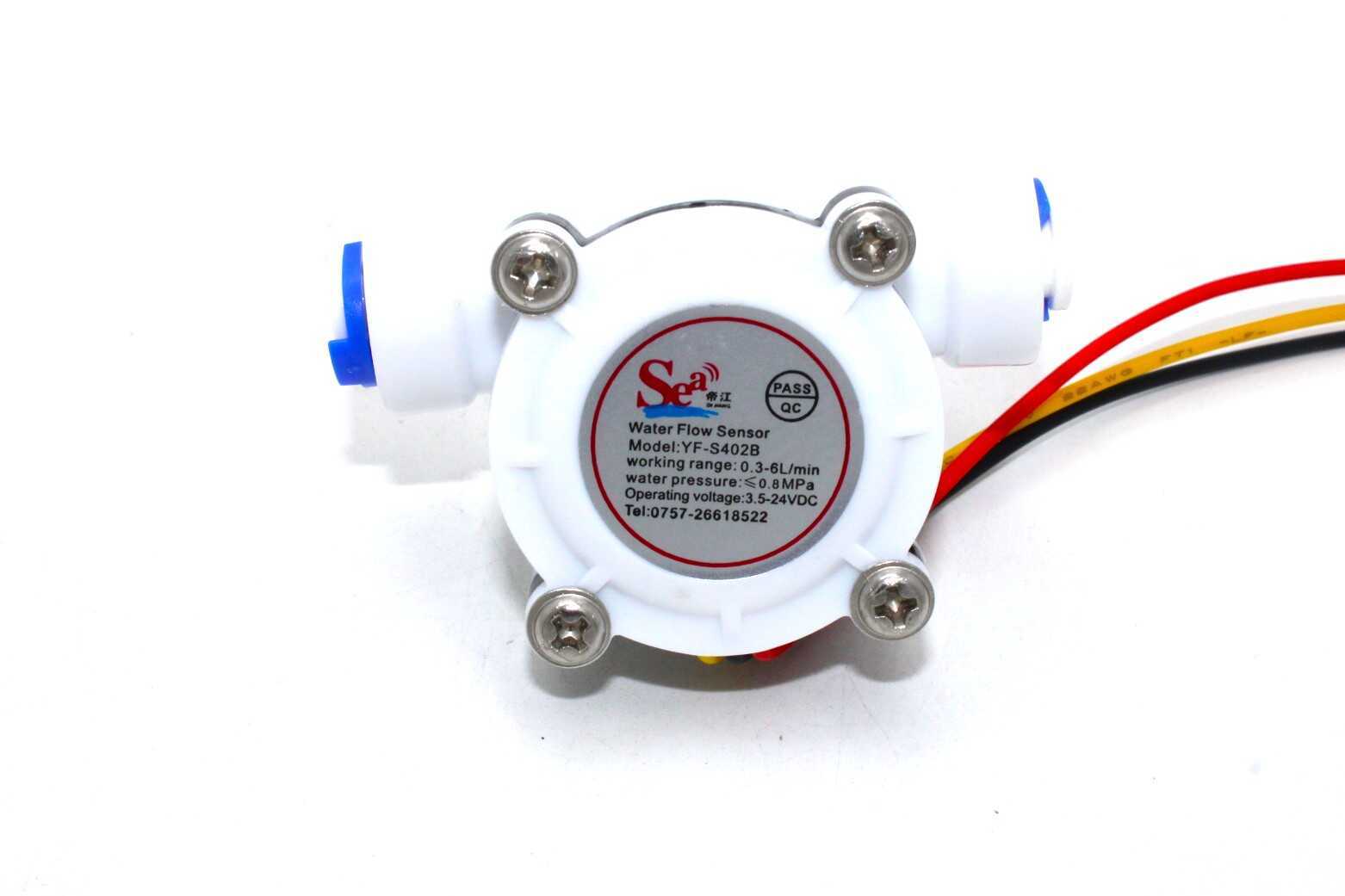Water Flow Sensor (Sea) YF-S402B Flowmeter 0.3-6L/min 5-24V