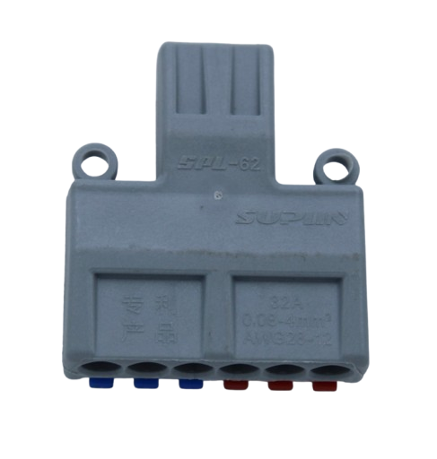 PCT-SPL-62 0.08-2.5mm 6:2 Pole Wire Connector Terminal Block with ...