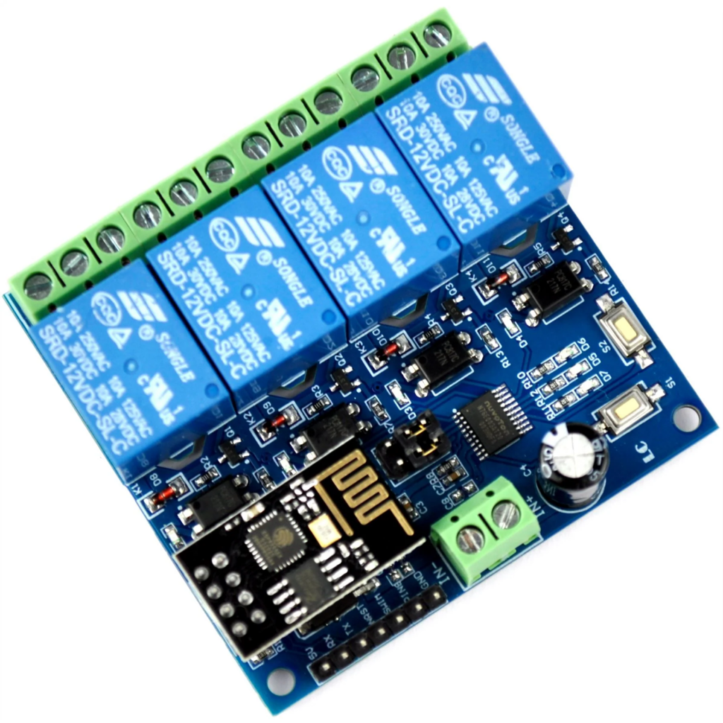 Buy 5V 4 Channel Relay Module - Zbotic