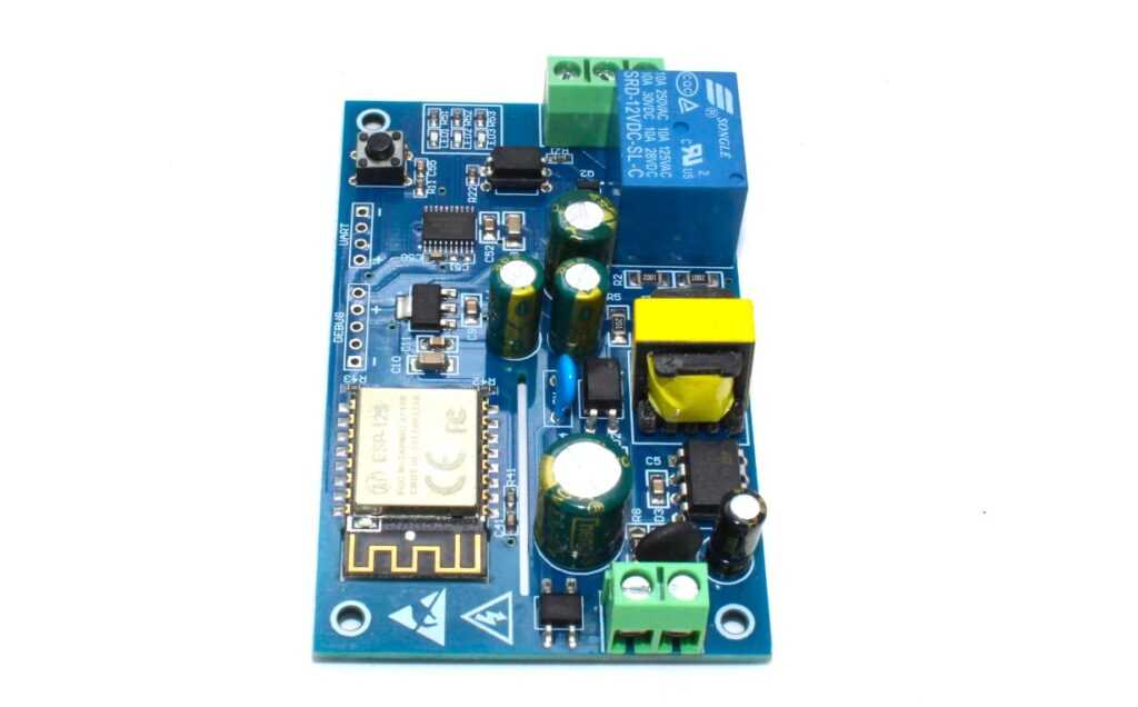 Buy AC220V ESP8266 Wireless WIFI Relay Module 1 Channel ESP-12S Wifi ...