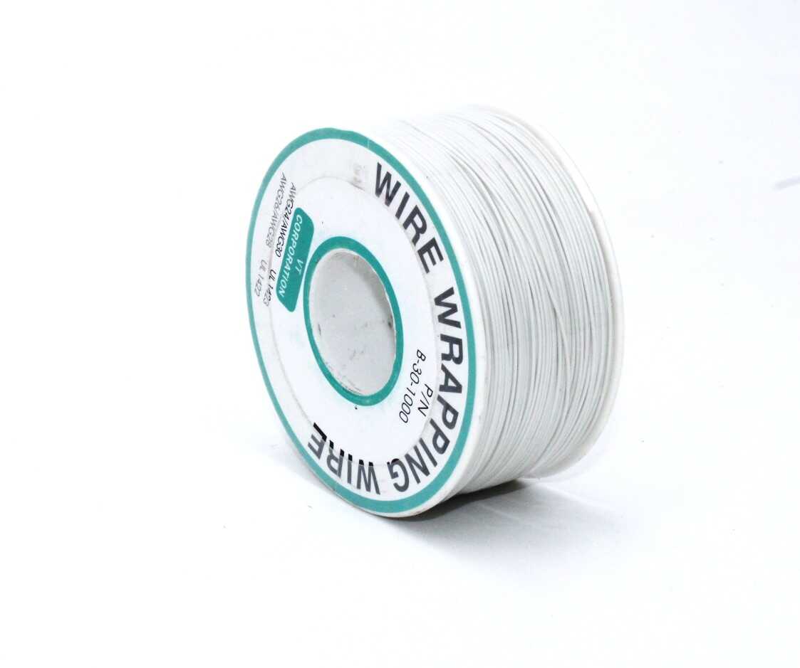 Buy 0.5mm Copper Wire OK Line 30AWG 230m WHITE - Zbotic