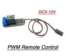 DC5-12V PWM Power controler Remote Control Relay Model Remote Switch lamp PWM With LED Display ...