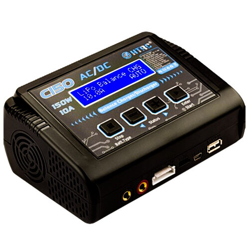 HTRC C150 150W 10A LiPo LiFe NiMh Battery Charger/Discharger - Zbotic