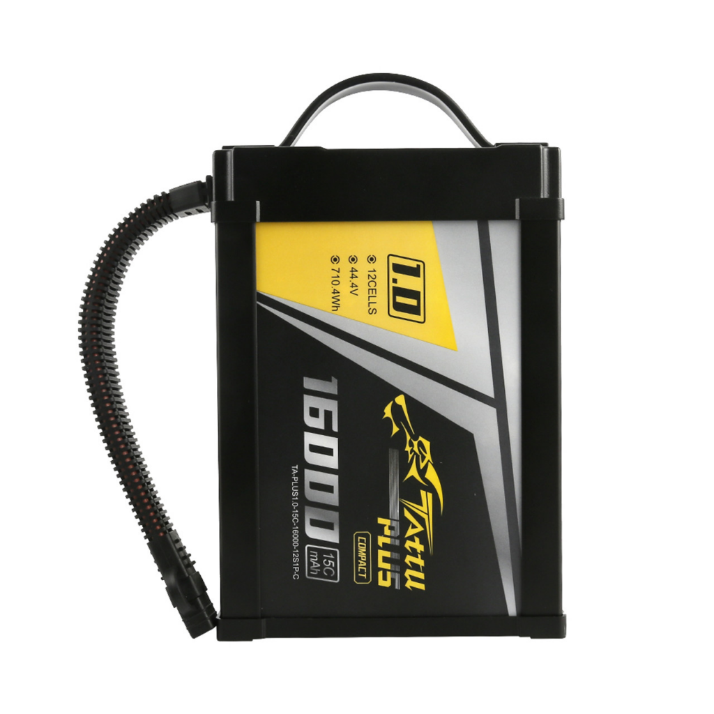 Buy Original Tattu Plus 1.0 Compact Version 16000mAh 44.4V 15C 12S1P ...