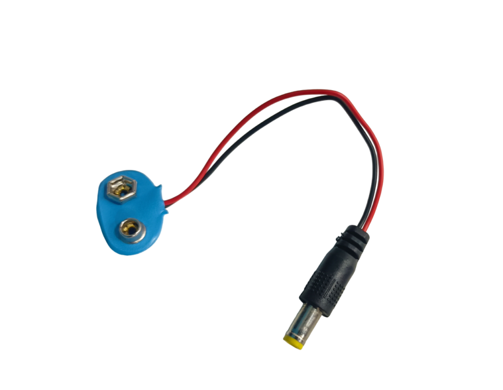 Buy 9v Battery Snap Connector With DC Jack Connector - Zbotic