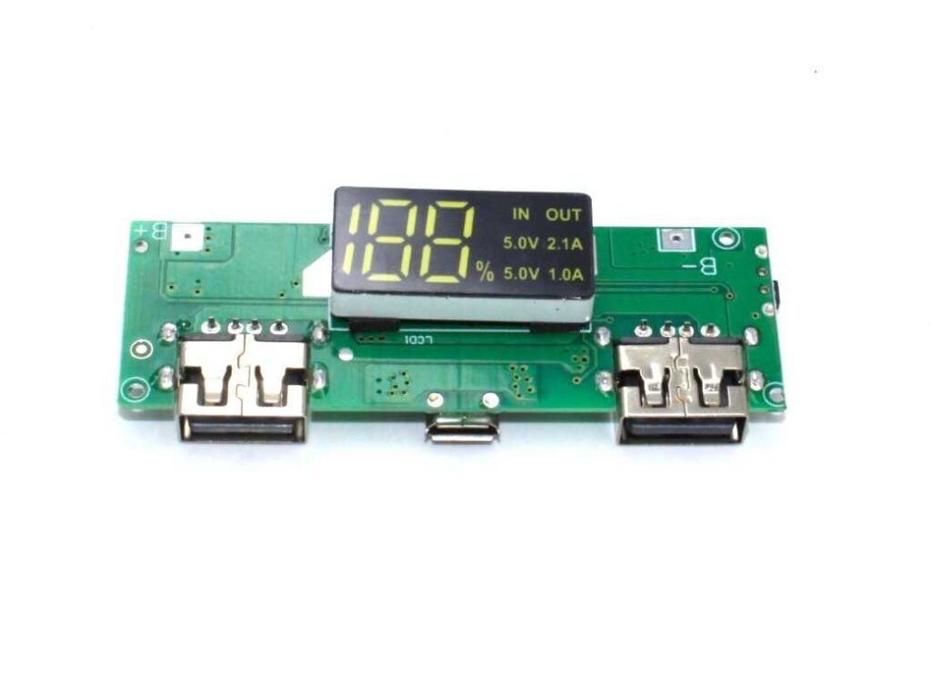 Buy 18650 5V 1A/2A Lithium Battery Digital Display & Charging Module ...