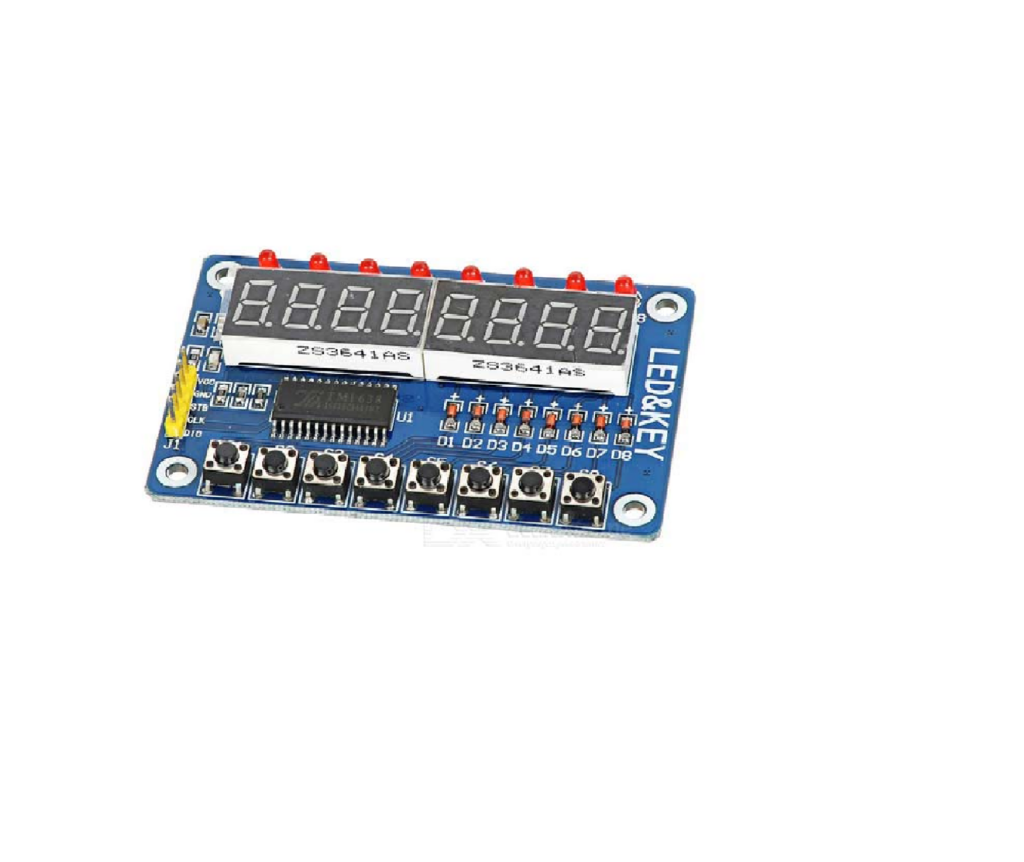 TM1638 Button Digital LED Display Module - Zbotic