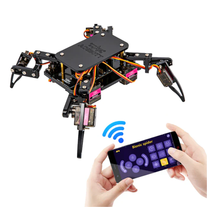 ACEBOTT ESP8266 Quadruped Bionic Spider Robot kit with Arduino IDE/ACECode(Scratch) – Buy Online ...