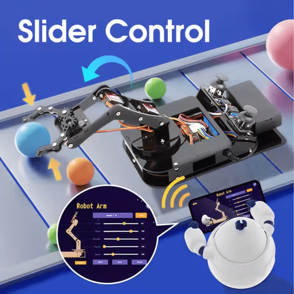 ACEBOTT ESP32 Programmable Robot Arm Kit for Beginners and Teens – QD022 – Buy Online Electronic ...