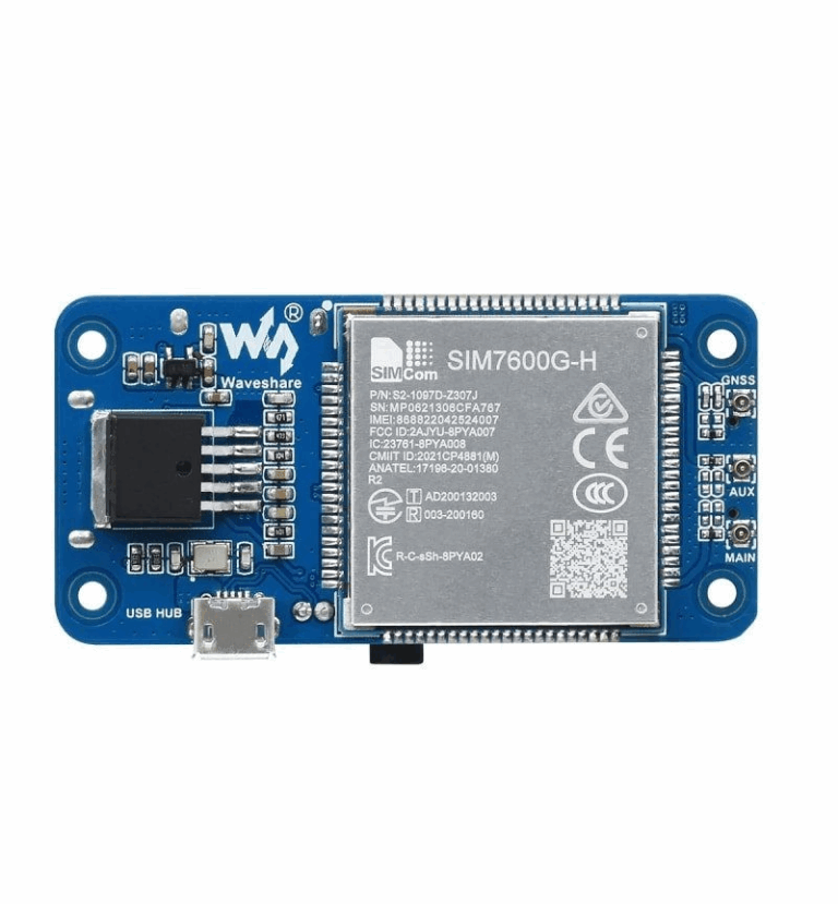 Waveshare SIM7600G-H 4G HAT (B) for Raspberry Pi, LTE Cat-4 4G / 3G ...
