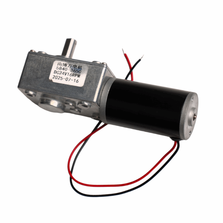 Buy 5840-3650 24V 16RPM/MIN Brushless DC Worm Gear Reduction Motor with ...