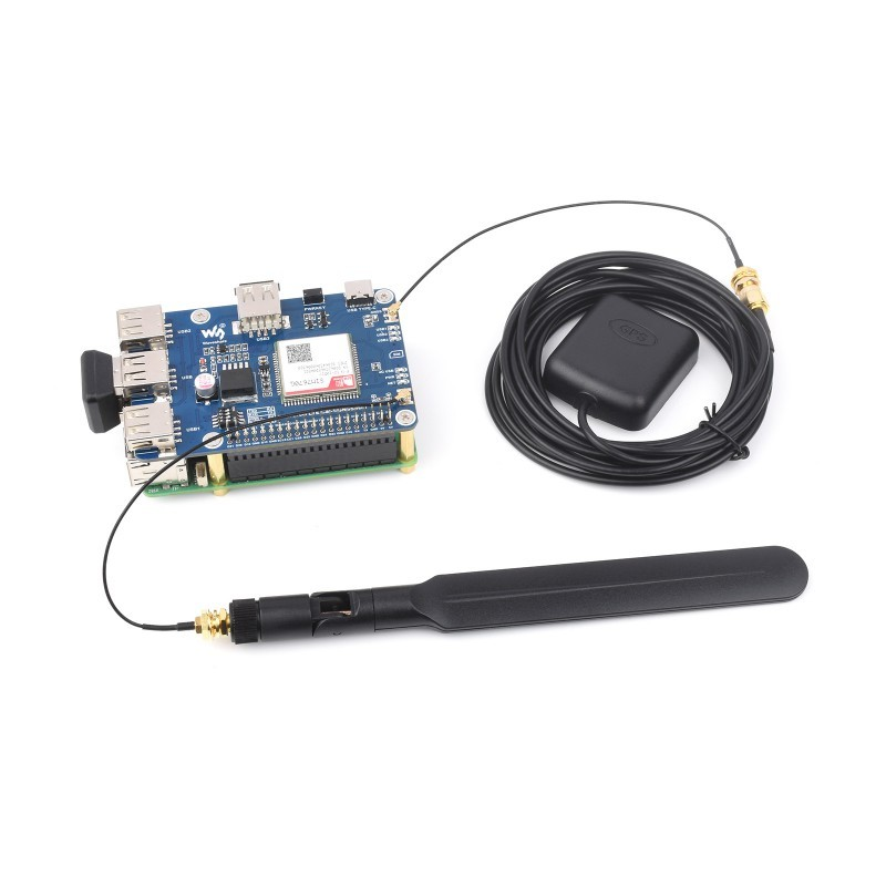 Waveshare Cat-1/GNSS HAT for Raspberry Pi, Based On SIM7670G module ...