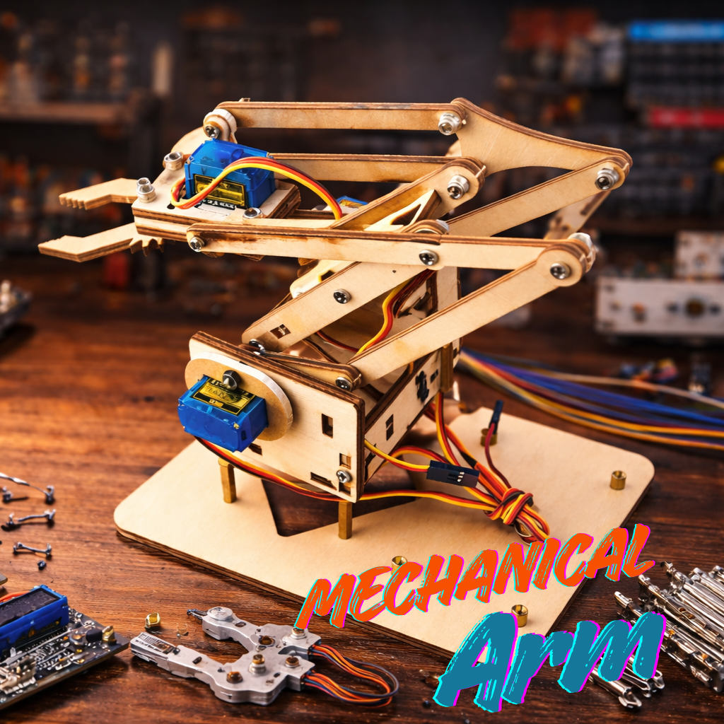 DIY Acrylic Robot Manipulator Mechanical Arm - Zbotic