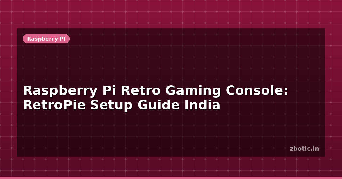 Raspberry Pi Retro Gaming Console: RetroPie Setup | Zbotic
